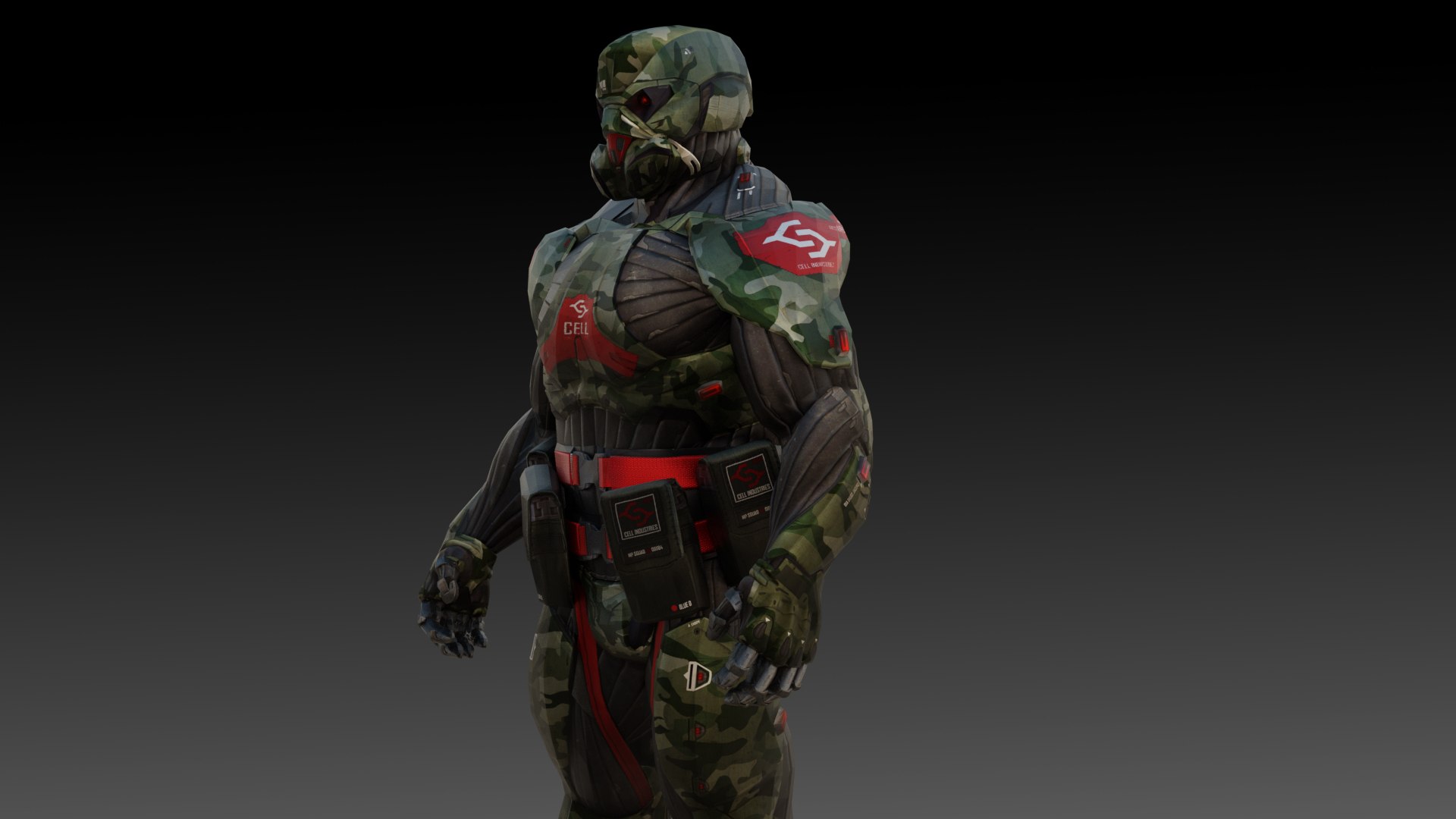 3D Crysis Nanosuit Ops Version3D Model High-Quality Rigged Model ...