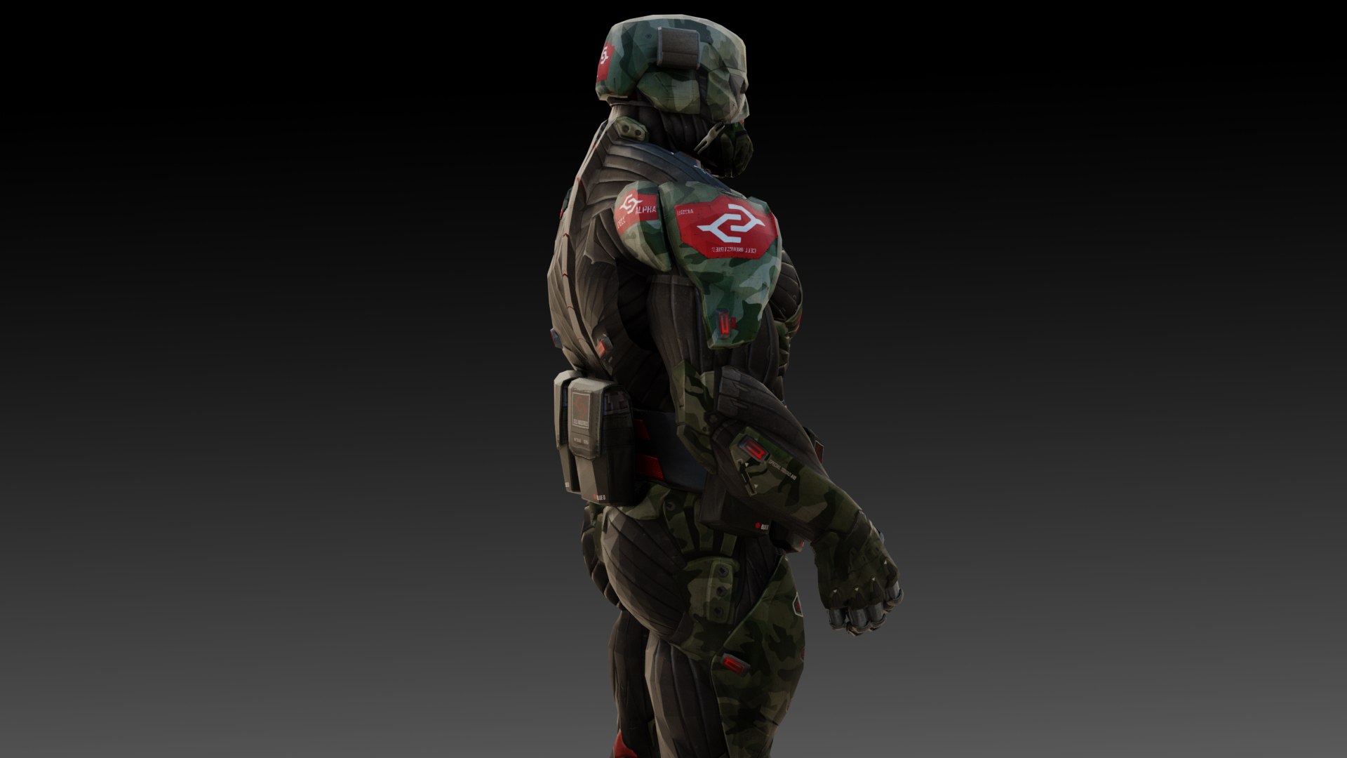 3D Crysis Nanosuit Ops Version3D Model High-Quality Rigged Model ...