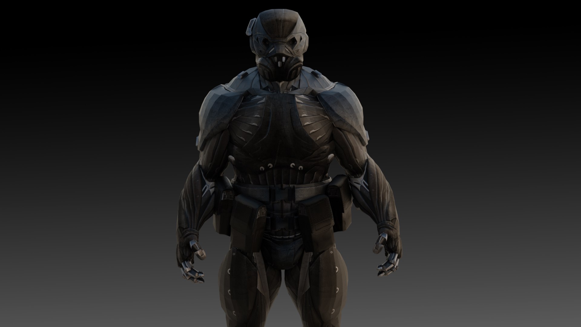 3D Crysis Nanosuit Ops Version3D Model High-Quality Rigged Model ...