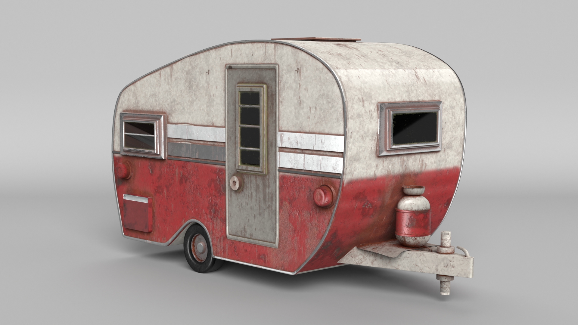 Old Camper 3D Model - TurboSquid 1601131