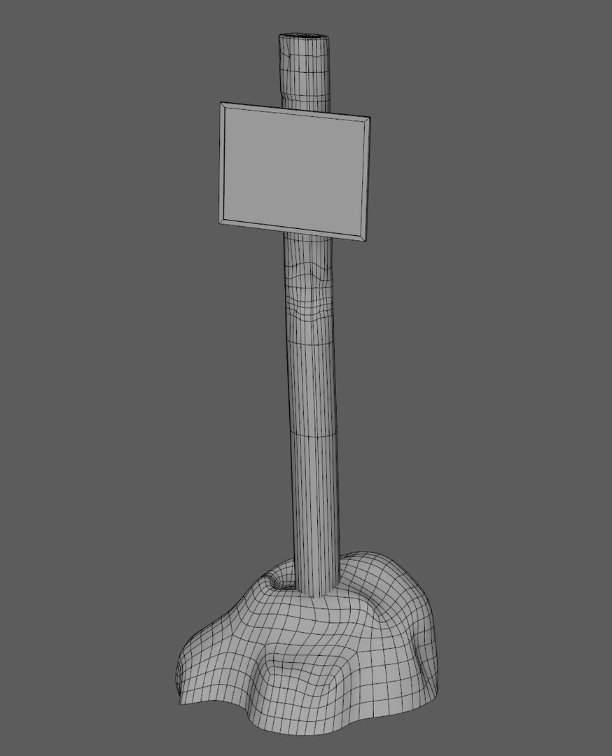 Free 3D sign lane signal - TurboSquid 1569336