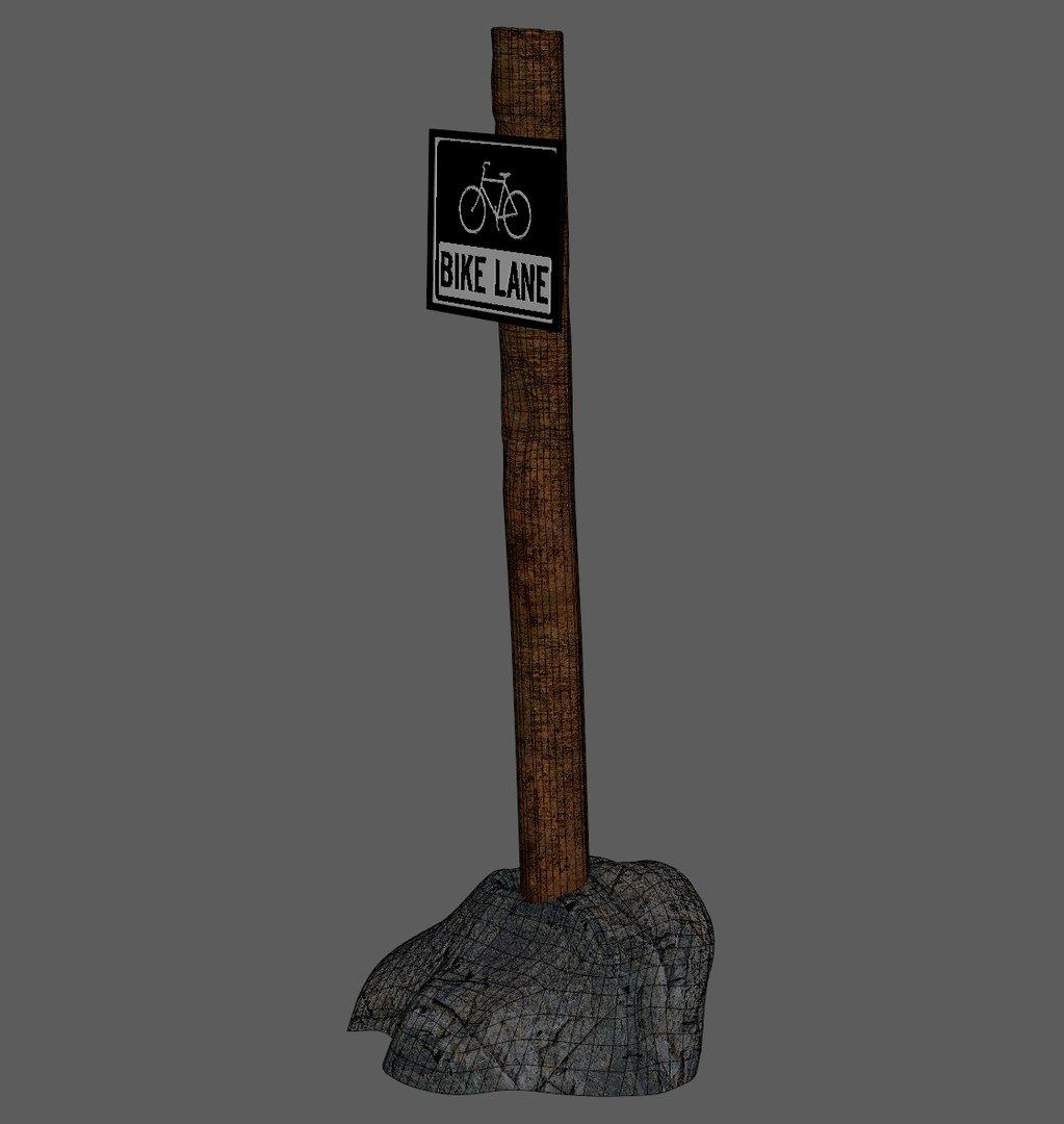 Free 3D sign lane signal - TurboSquid 1569336