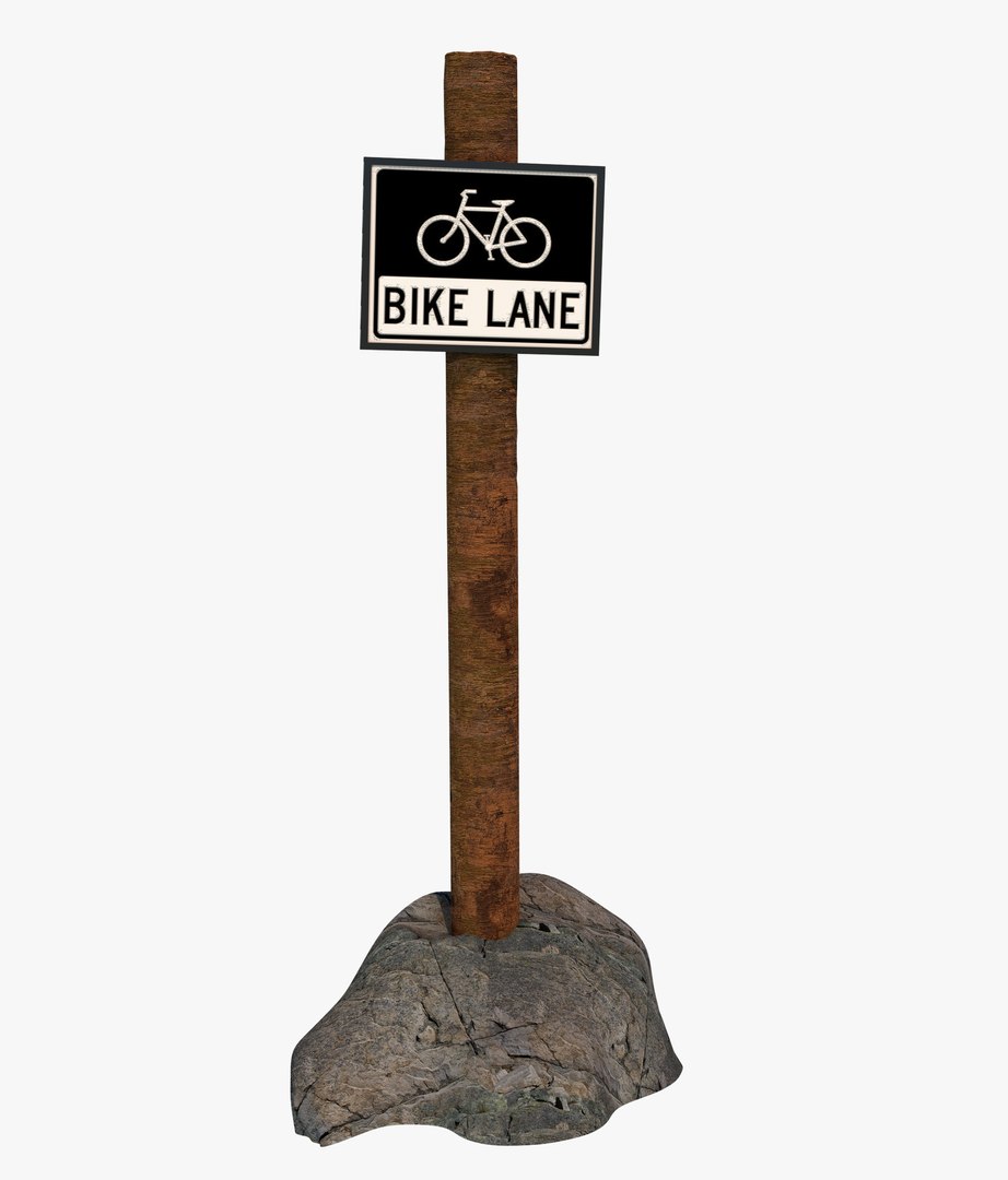 Free 3D sign lane signal - TurboSquid 1569336