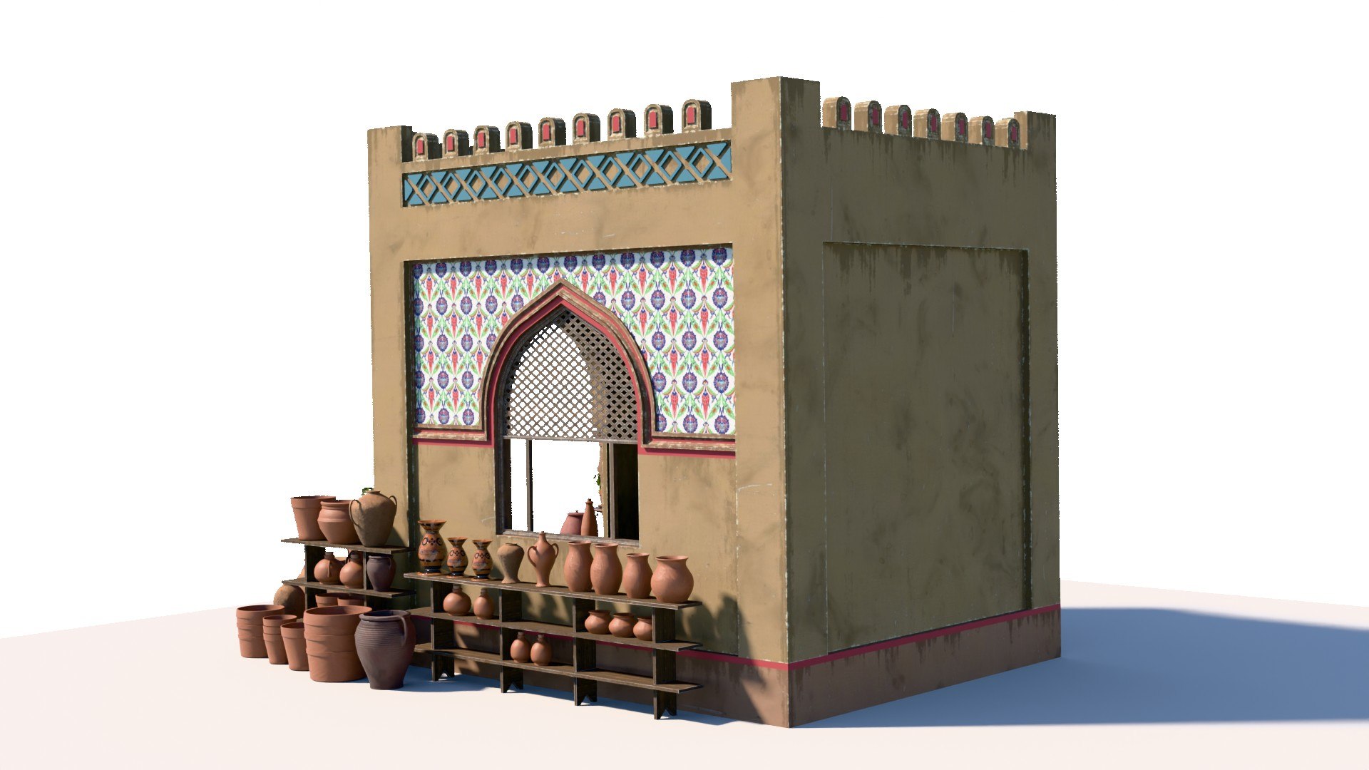 3D Ancient Arabic Shop 12 Model - TurboSquid 2253963
