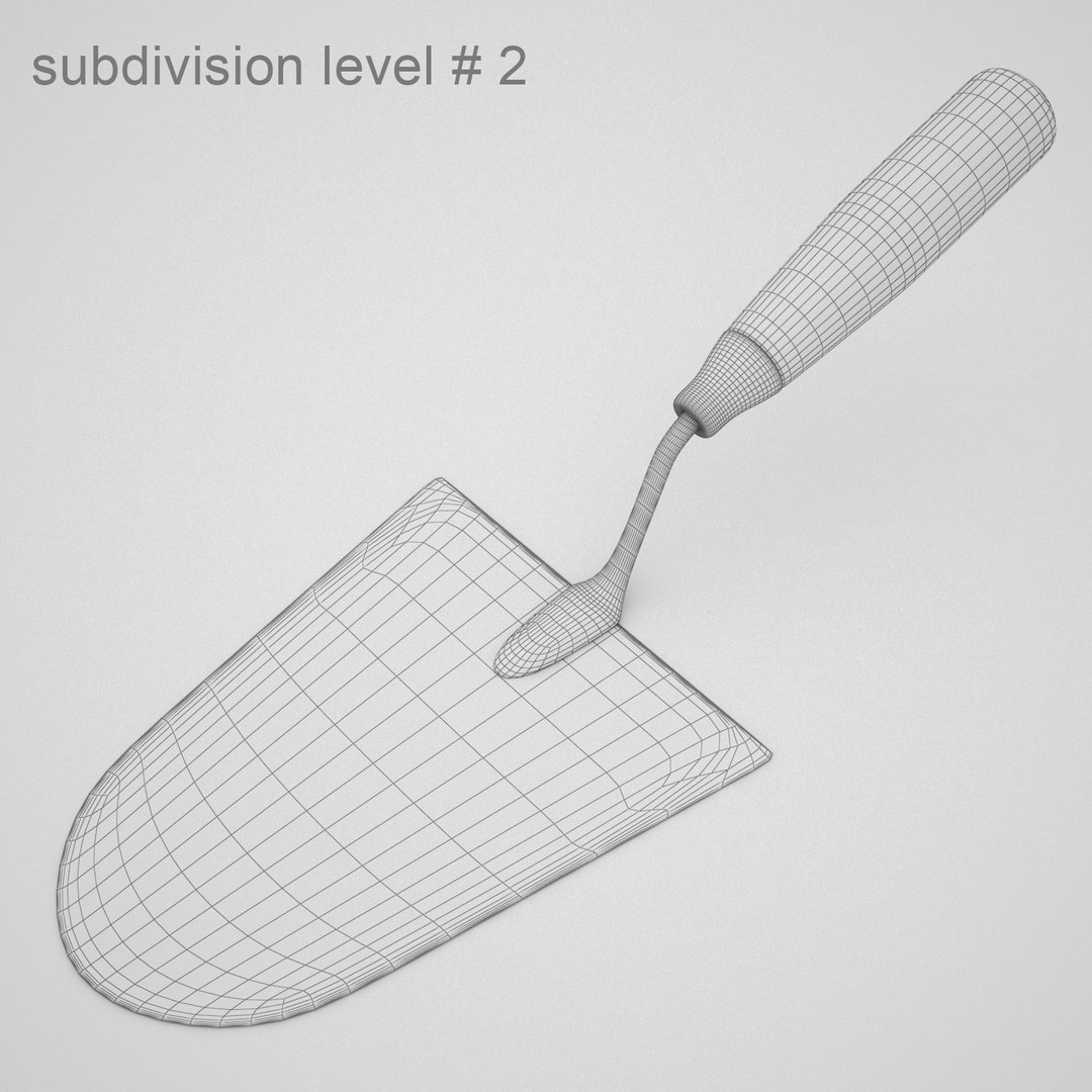 Trowel 001 3d Max