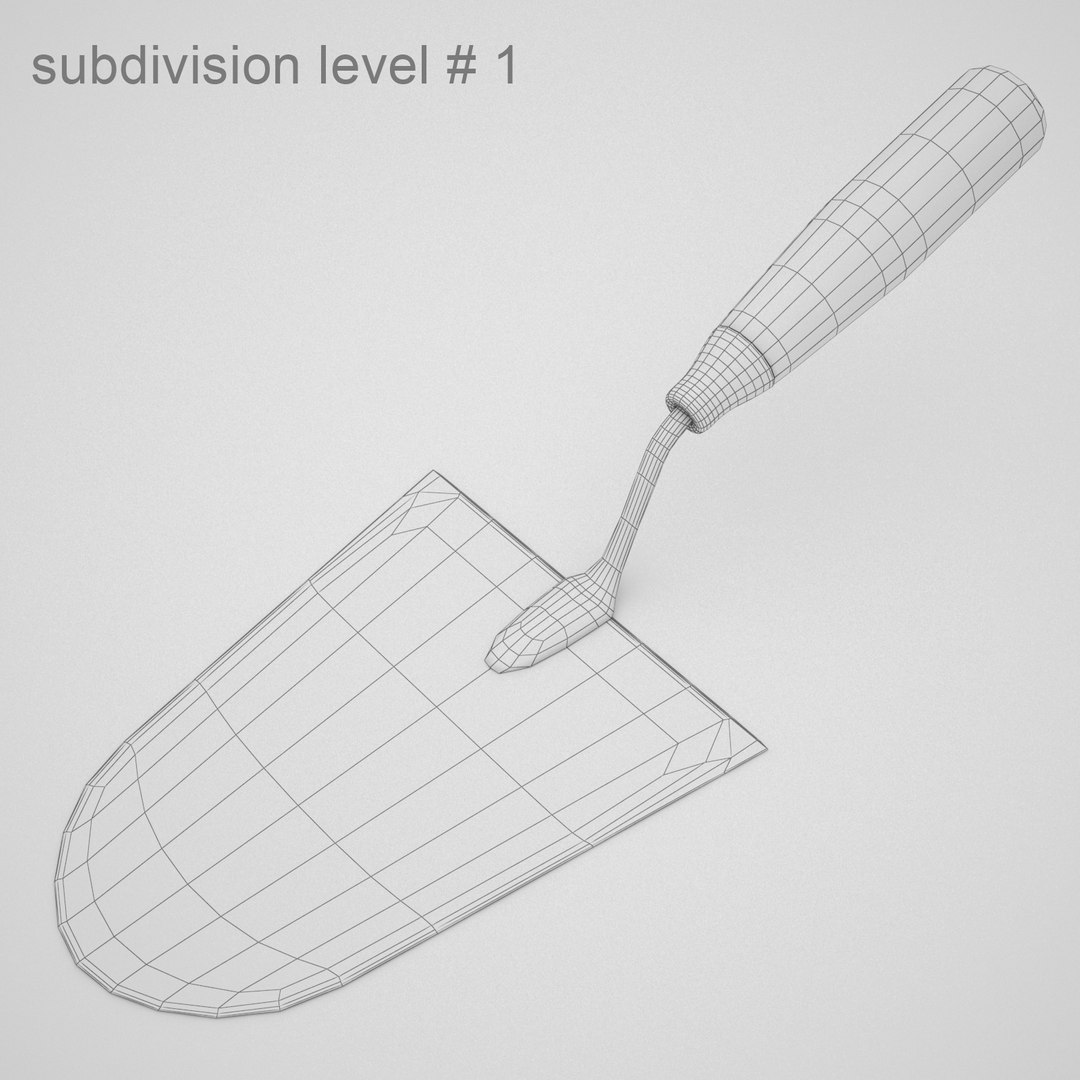 Trowel 001 3d Max