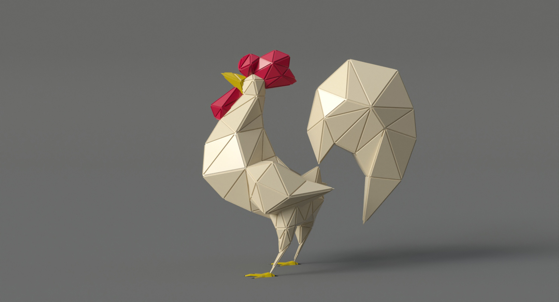 modelo 3d Gallo poligonal - TurboSquid 1706326
