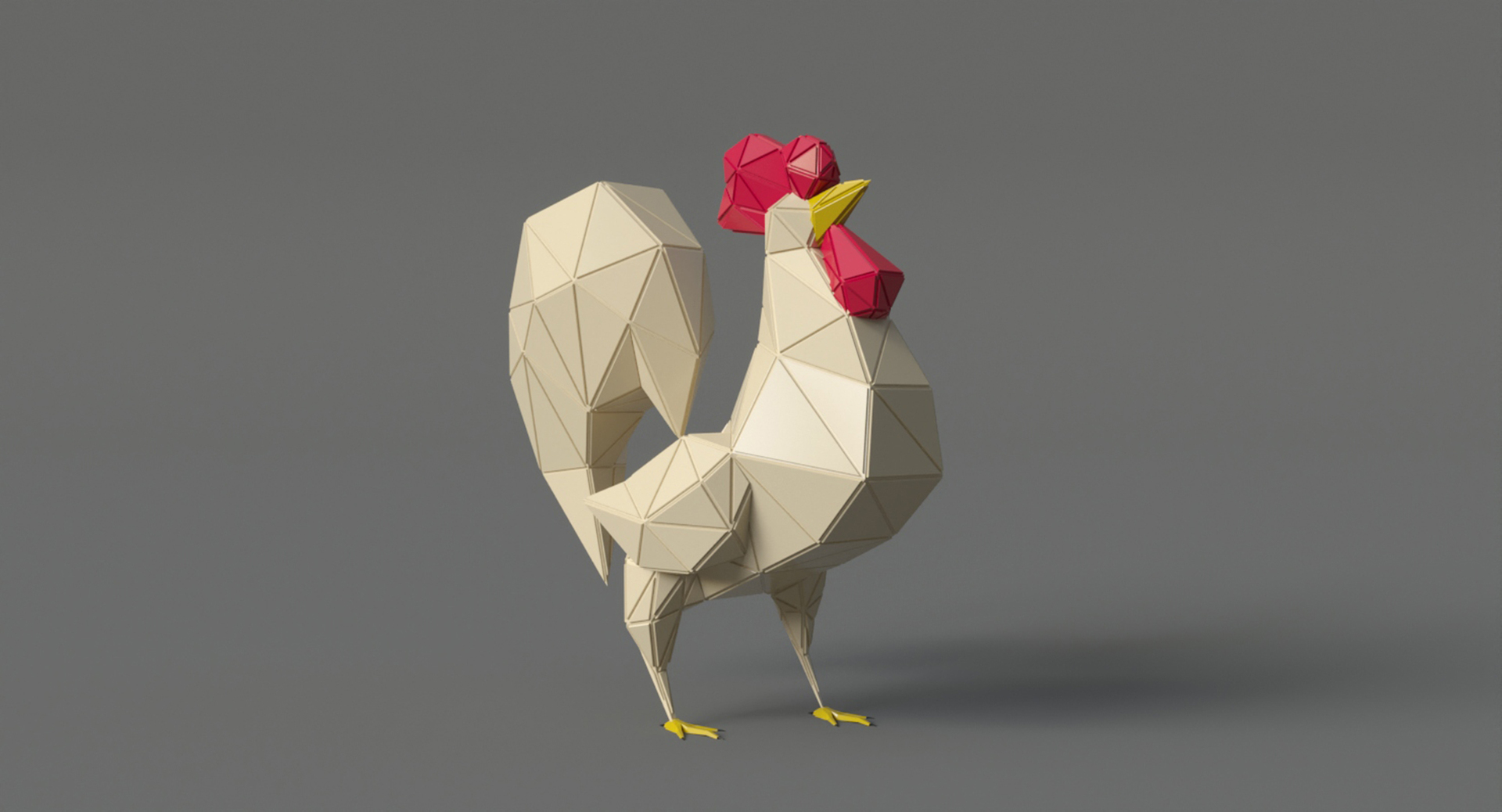 modelo 3d Gallo poligonal - TurboSquid 1706326