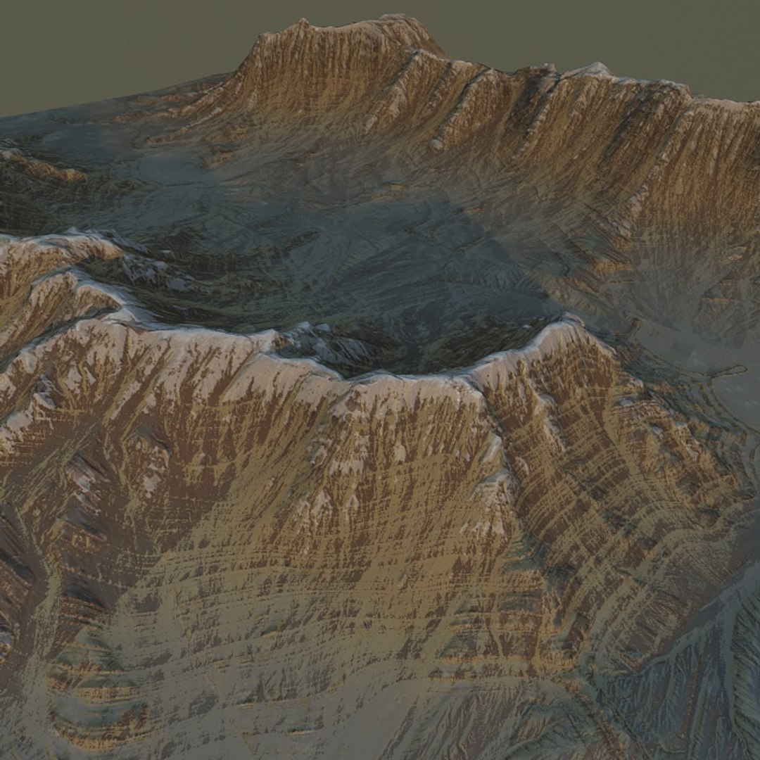 3d Max Mountain Terrain