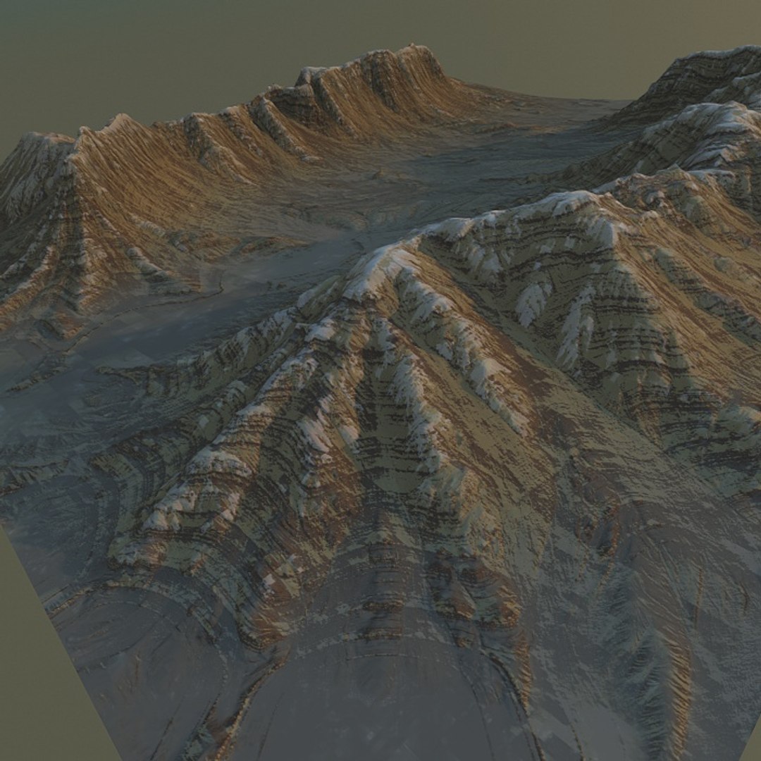 3d Max Mountain Terrain