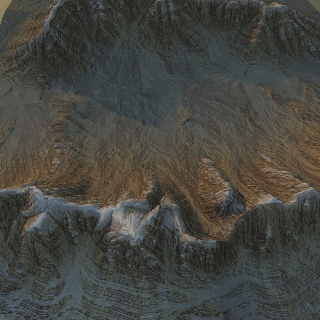 3d Max Mountain Terrain