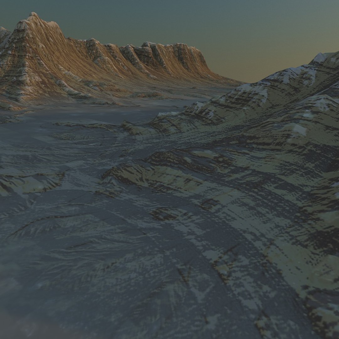 3d Max Mountain Terrain