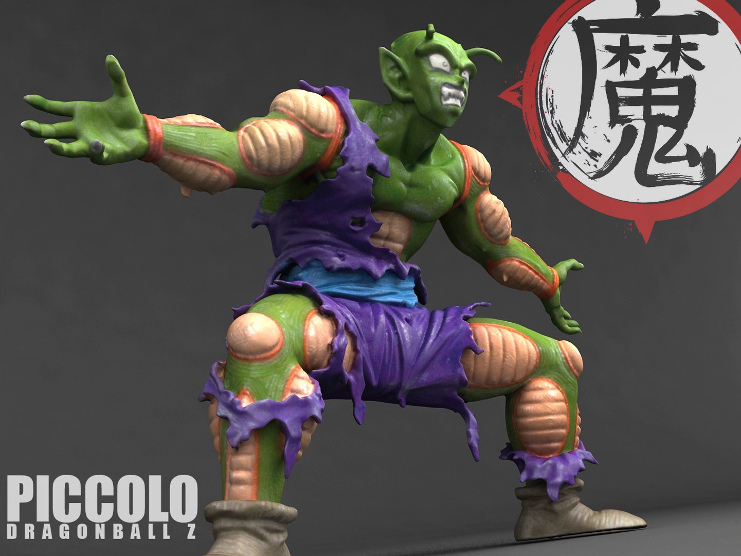 Piccolo figure scanned model - TurboSquid 1289961