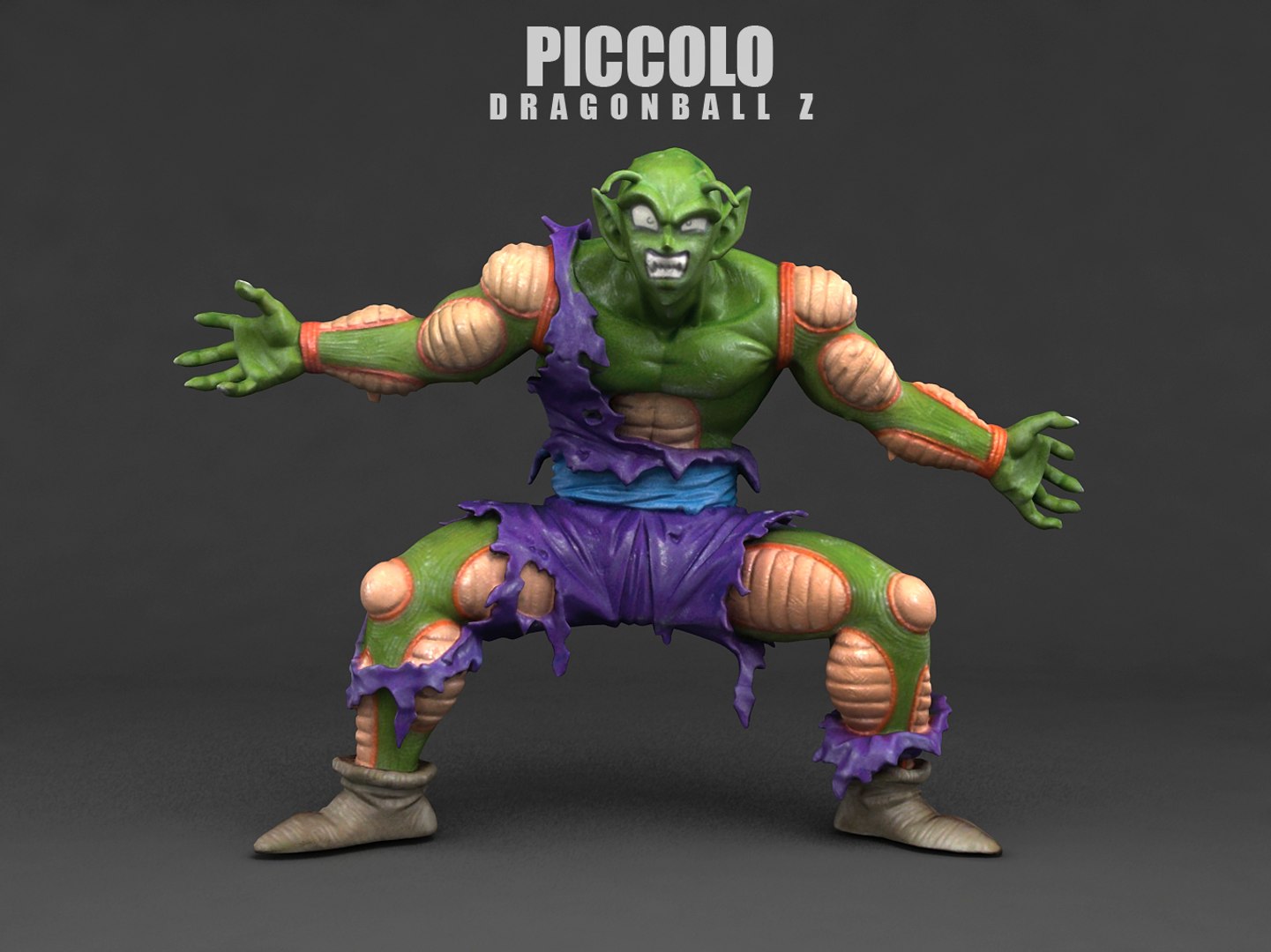 Piccolo figure scanned model - TurboSquid 1289961