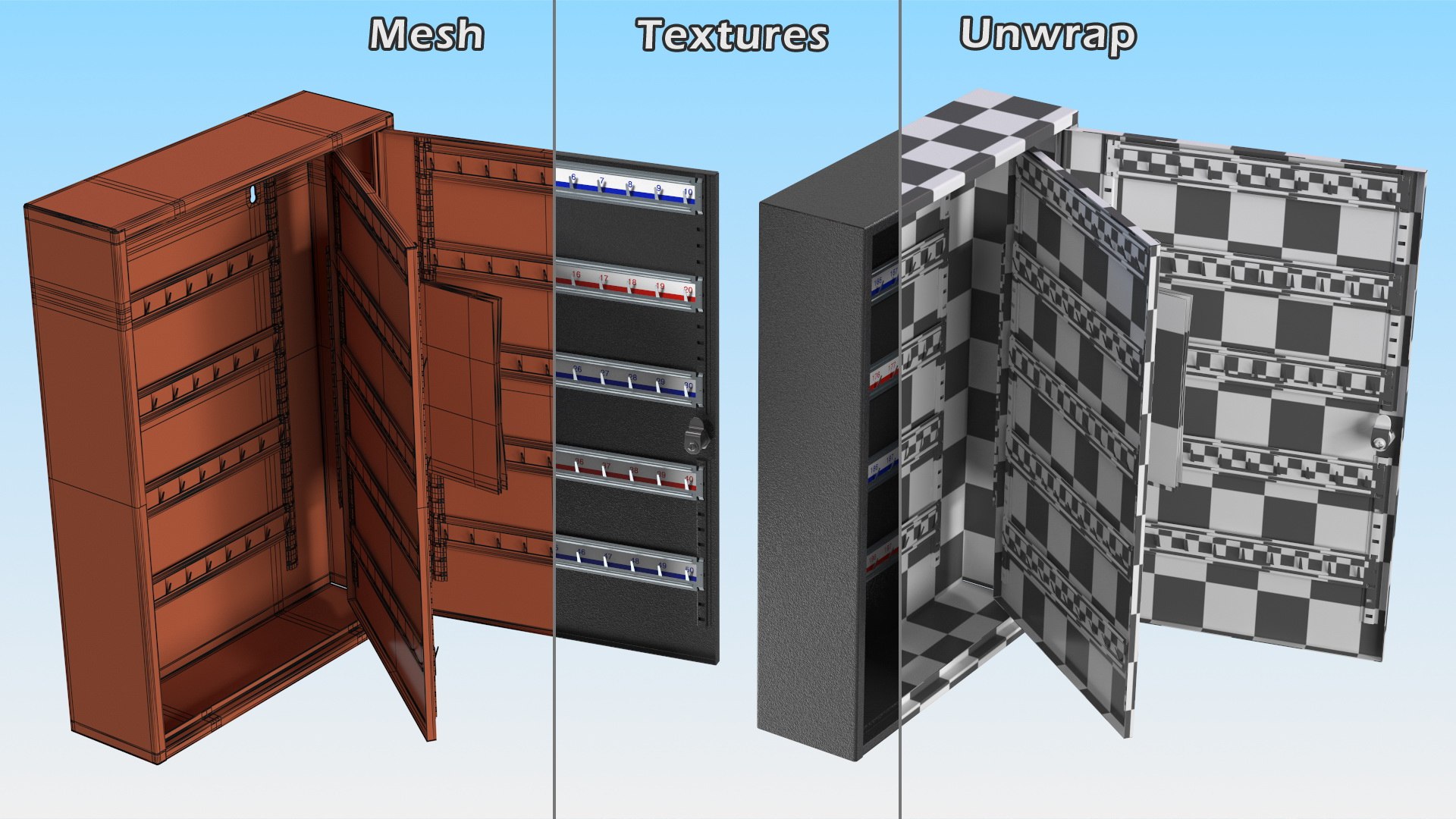 Key Cabinet Lock Box 3D - TurboSquid 1822178
