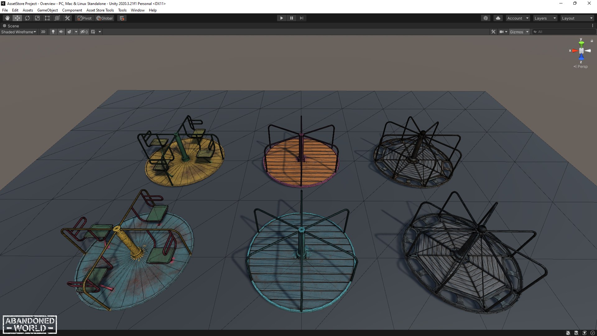 3D Carousel Set - TurboSquid 1988279