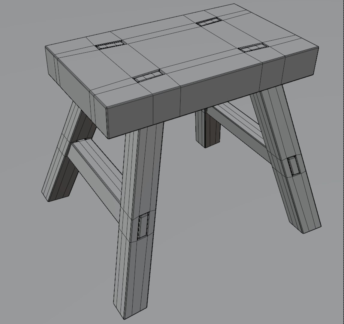 3D Stool Model - TurboSquid 1593171
