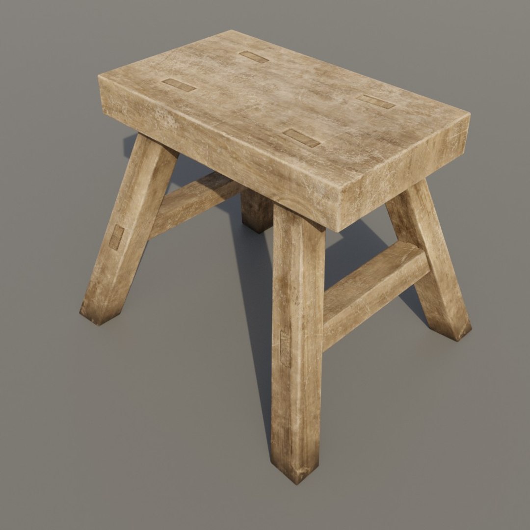 3D Stool Model - TurboSquid 1593171