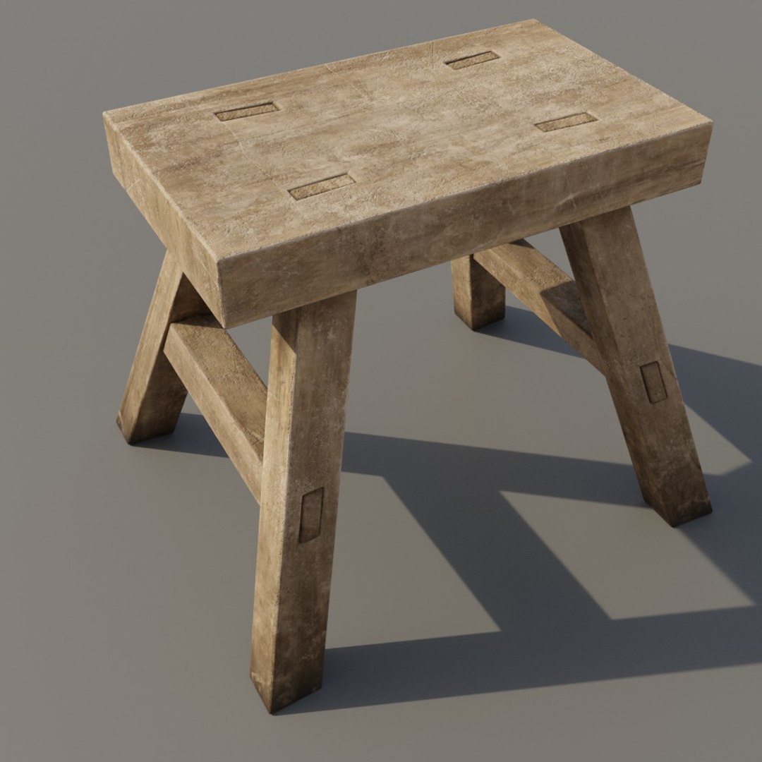 3D Stool Model - TurboSquid 1593171