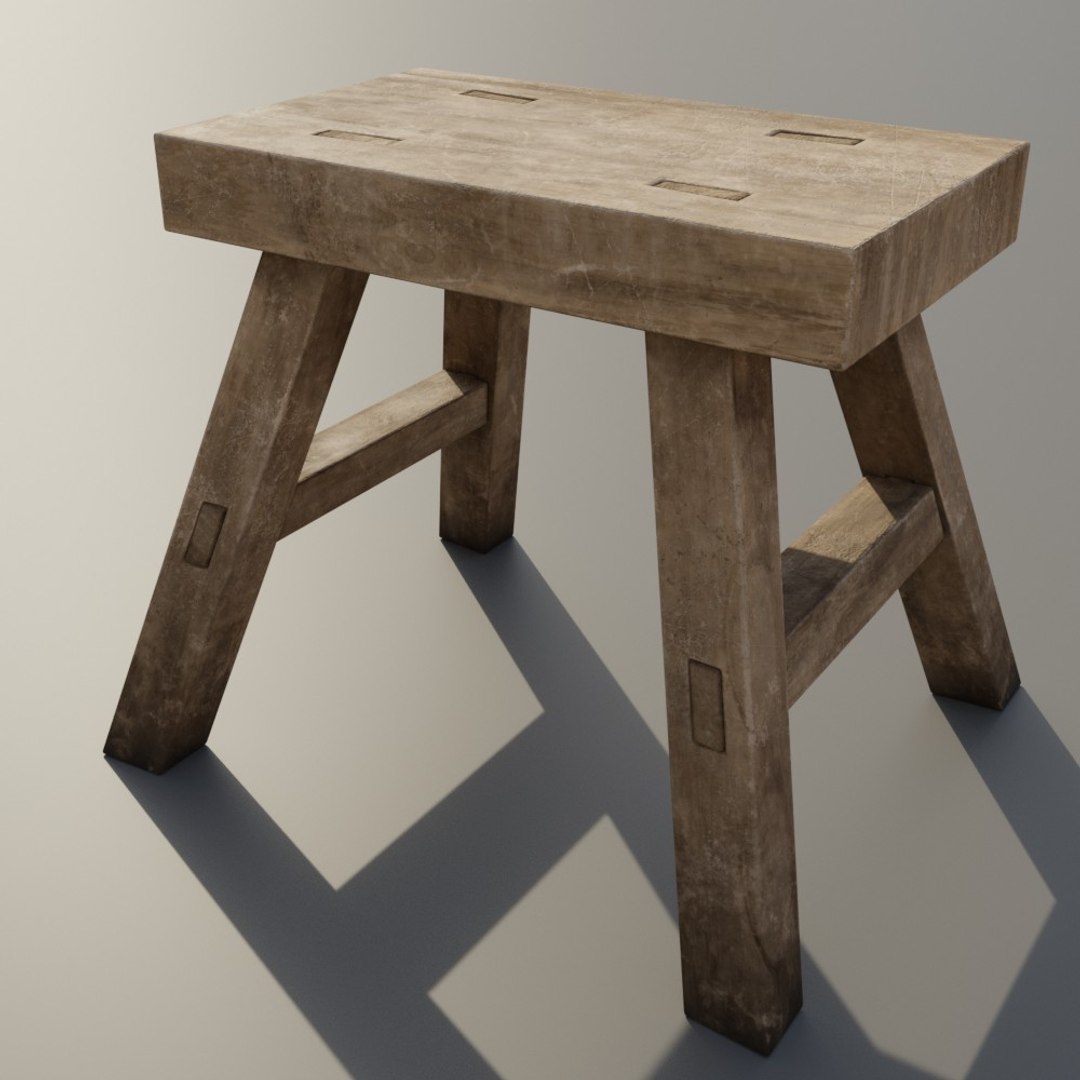 3D Stool Model - TurboSquid 1593171