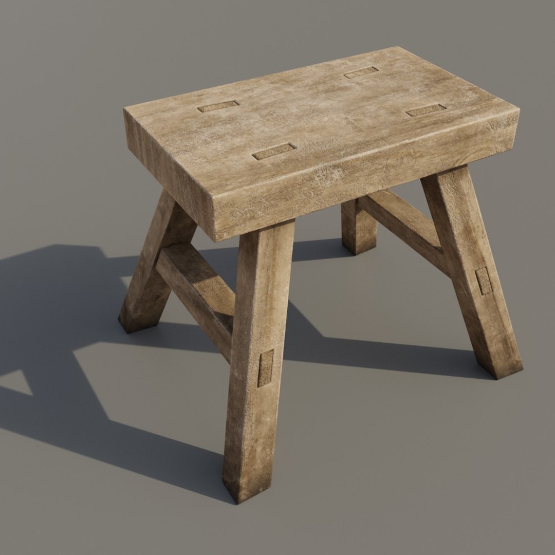 3D Stool Model - TurboSquid 1593171