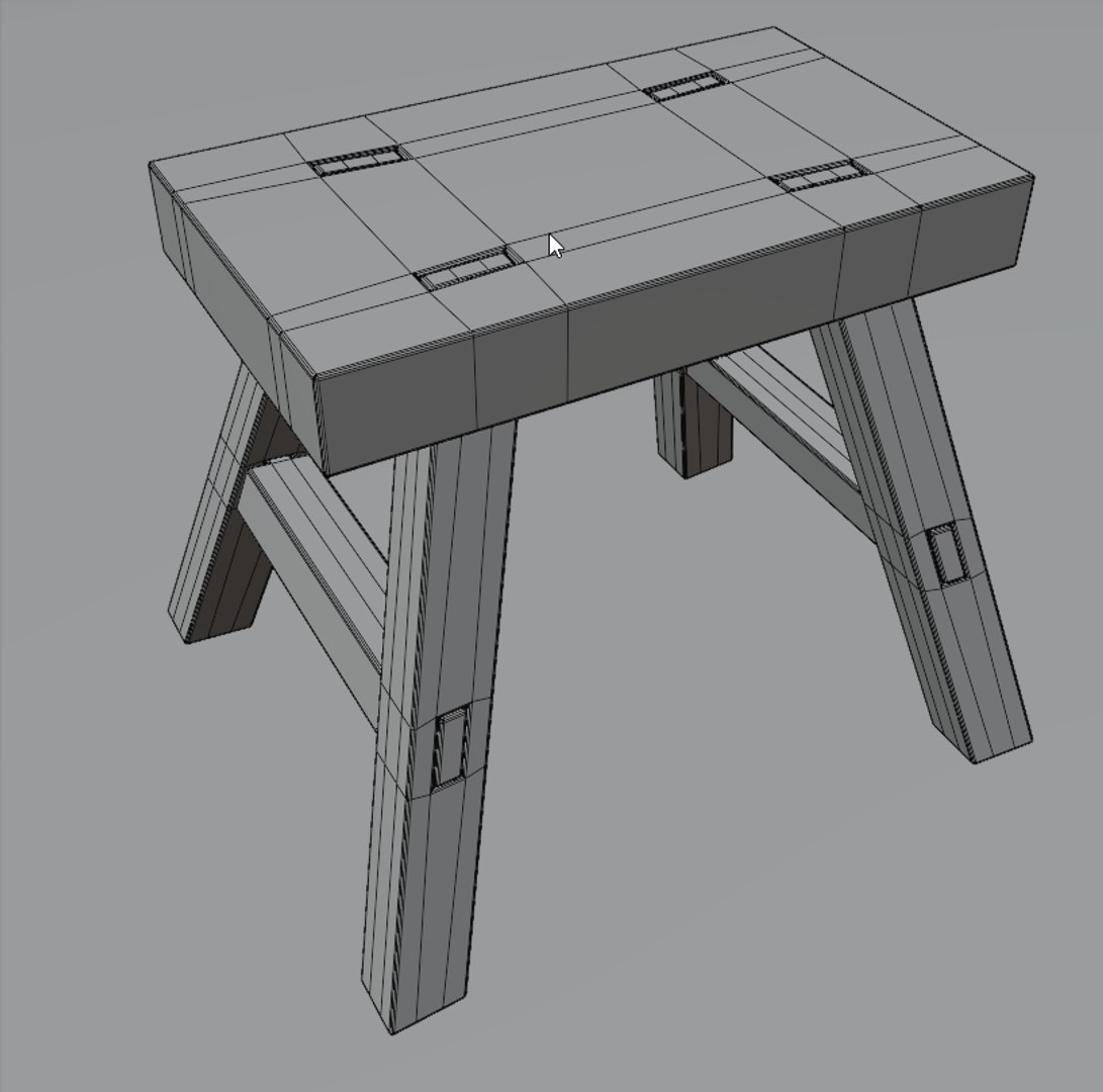 3D Stool Model - TurboSquid 1593171