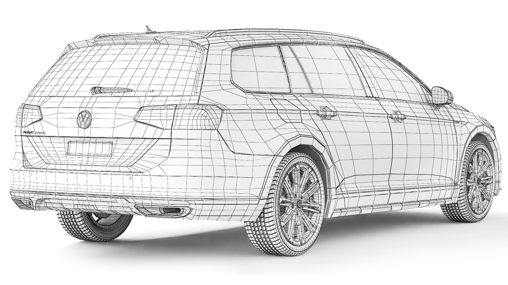 3D model Volkswagen Passat Alltrack B8 2015 - TurboSquid 2116273