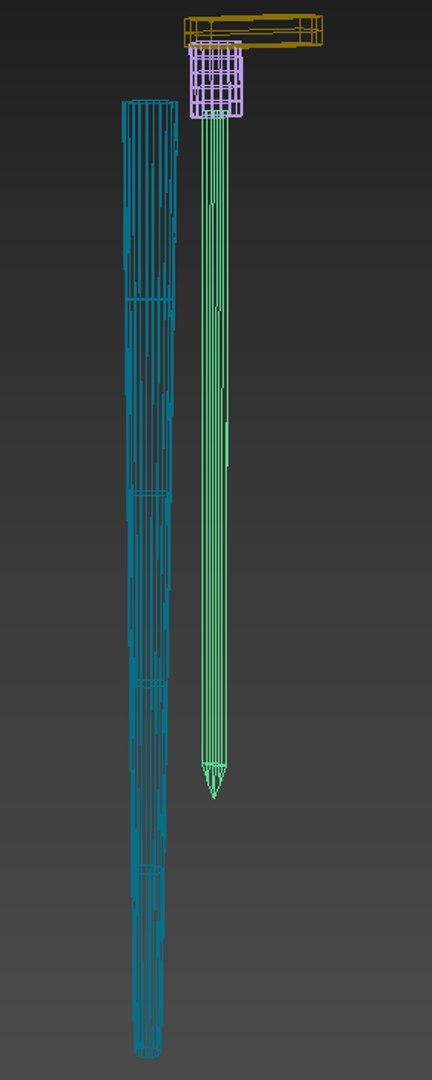 Free Cane Sword 3D Model - TurboSquid 1482290