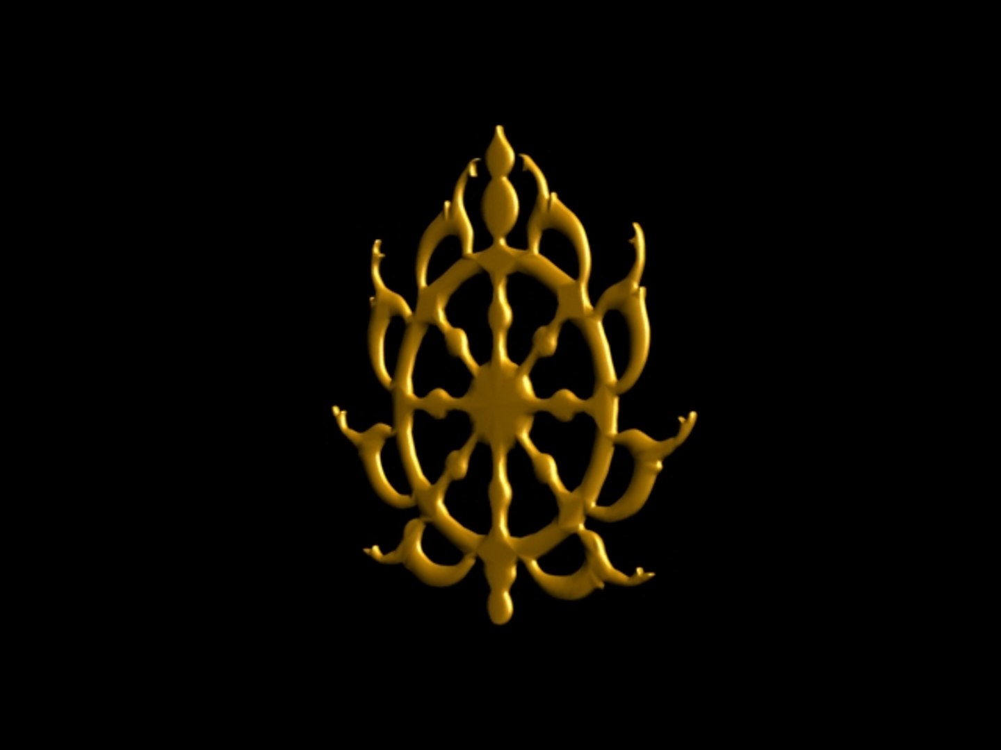 Hinduism Chakra 3d 3ds