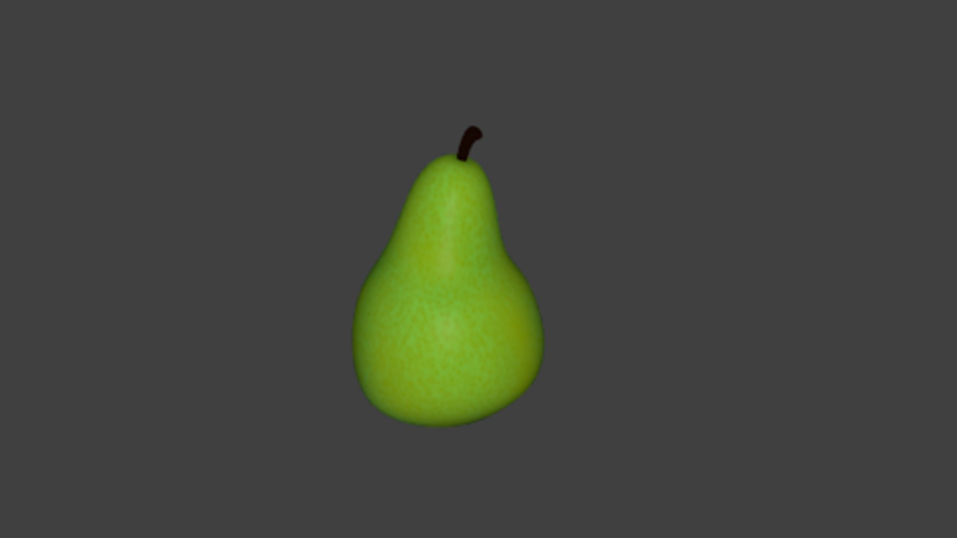 3d model pear stem