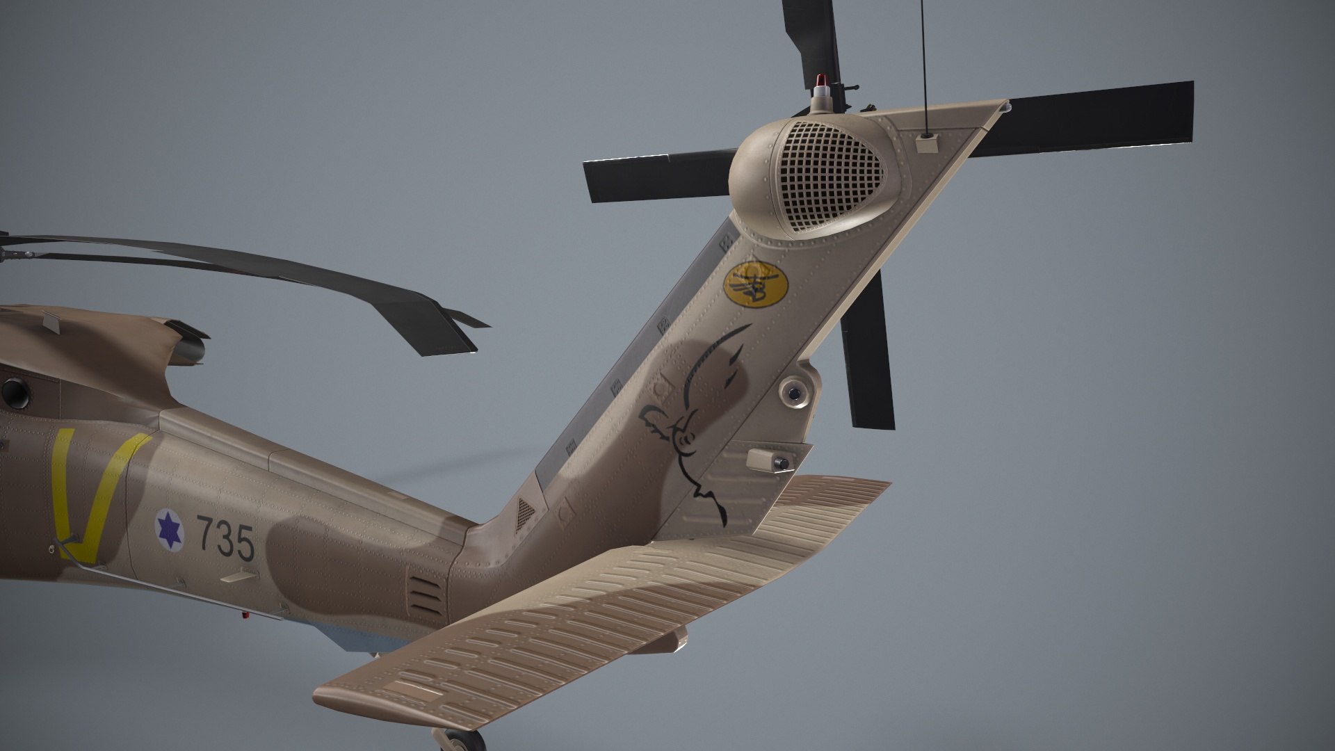 UH-60 Israel Static Model - TurboSquid 2138206