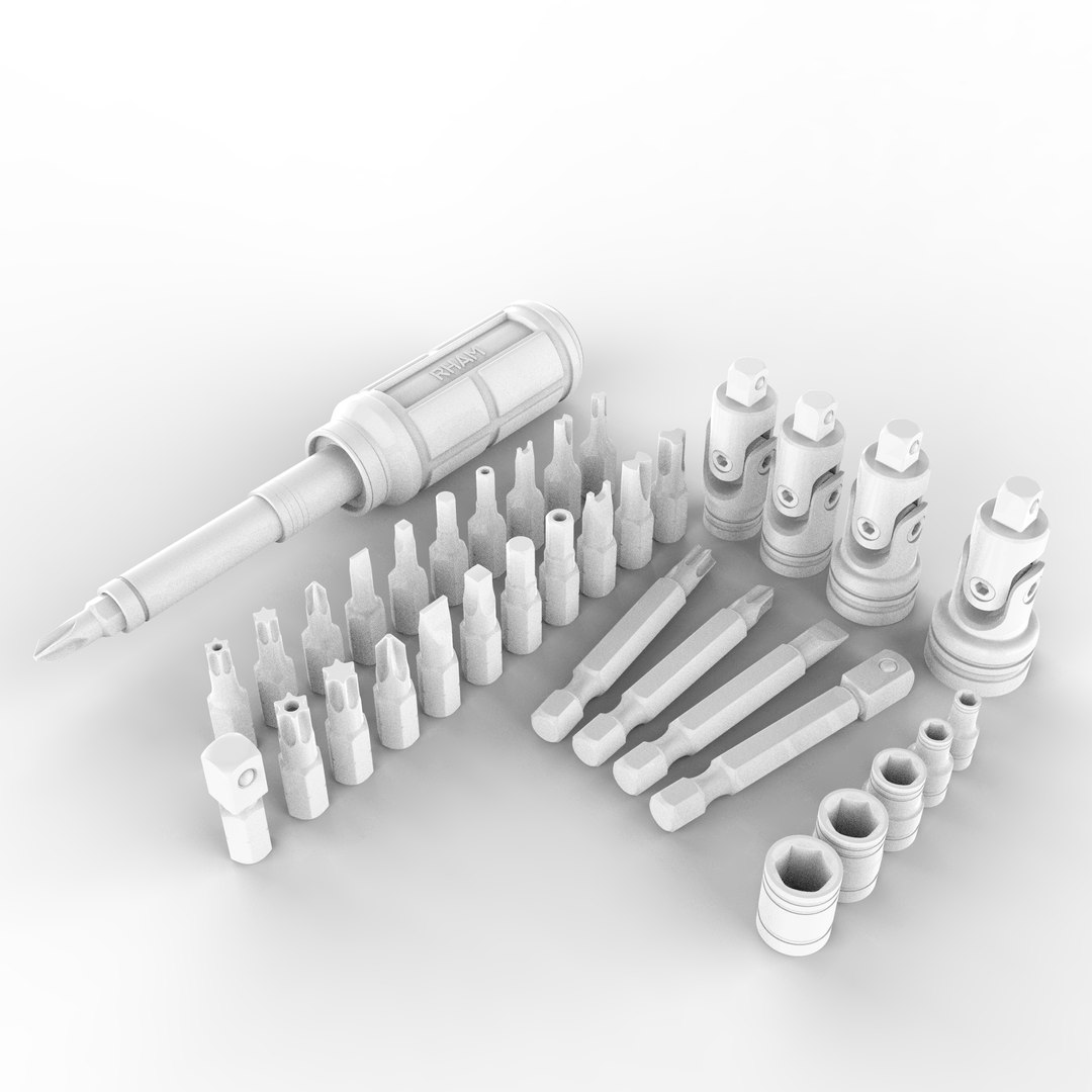 SCREWDRIVER BIT SETS 3D - TurboSquid 1972938