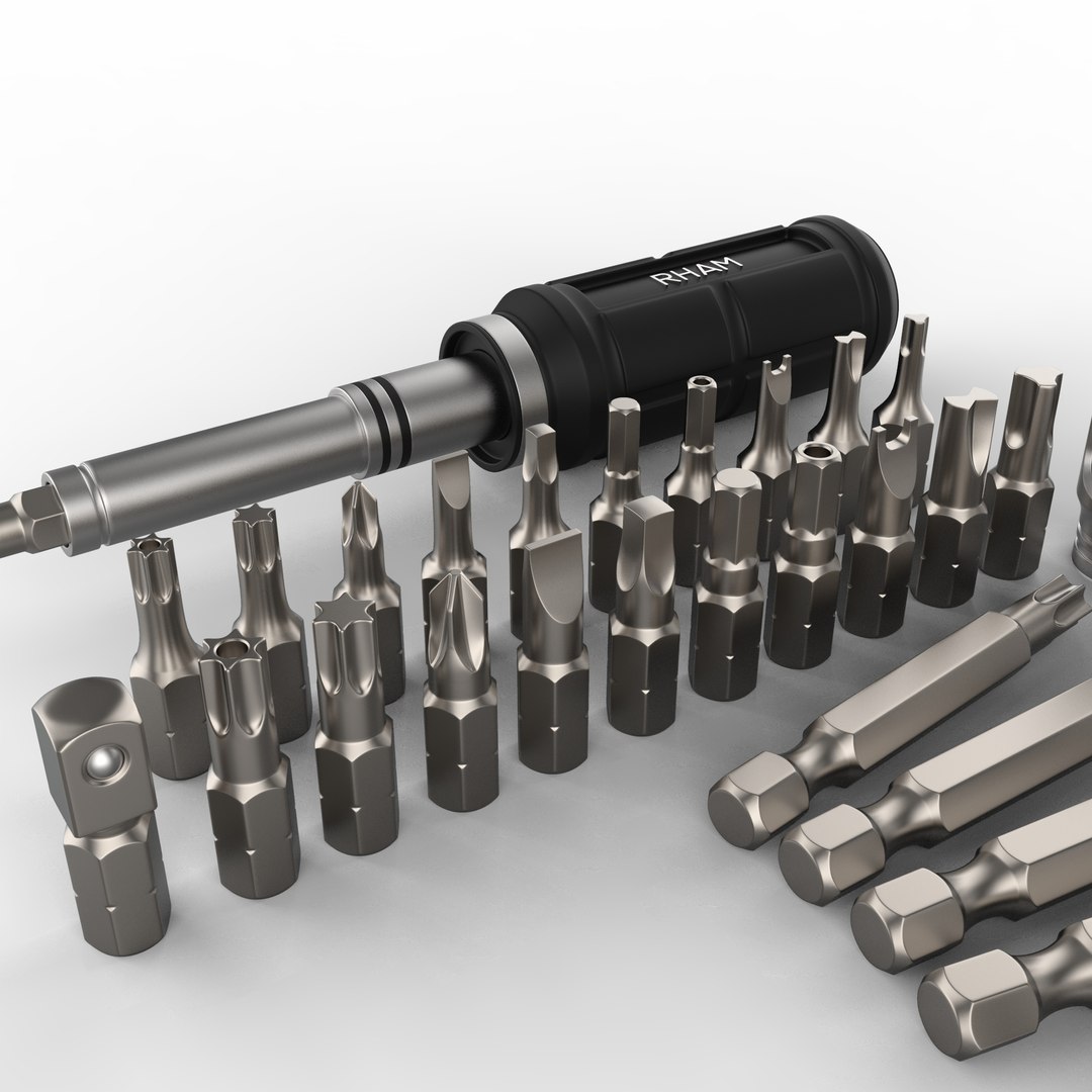 SCREWDRIVER BIT SETS 3D - TurboSquid 1972938