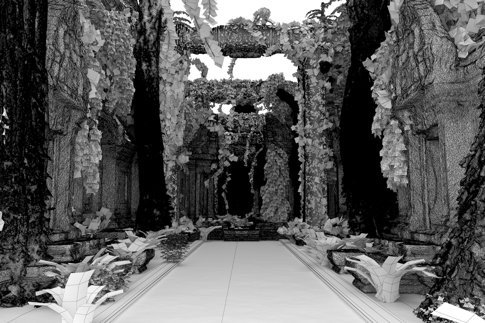 Ancient Jungle Temple Ruins 3D Model - TurboSquid 2414023