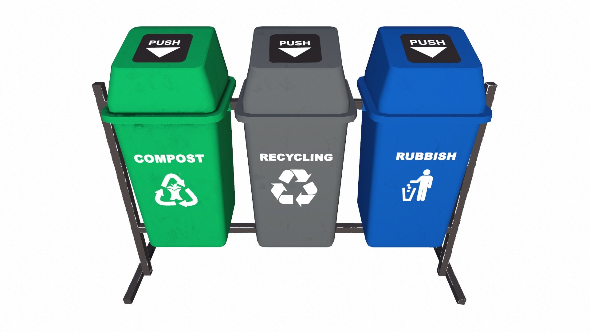 3D Model Dustbin - TurboSquid 2329312