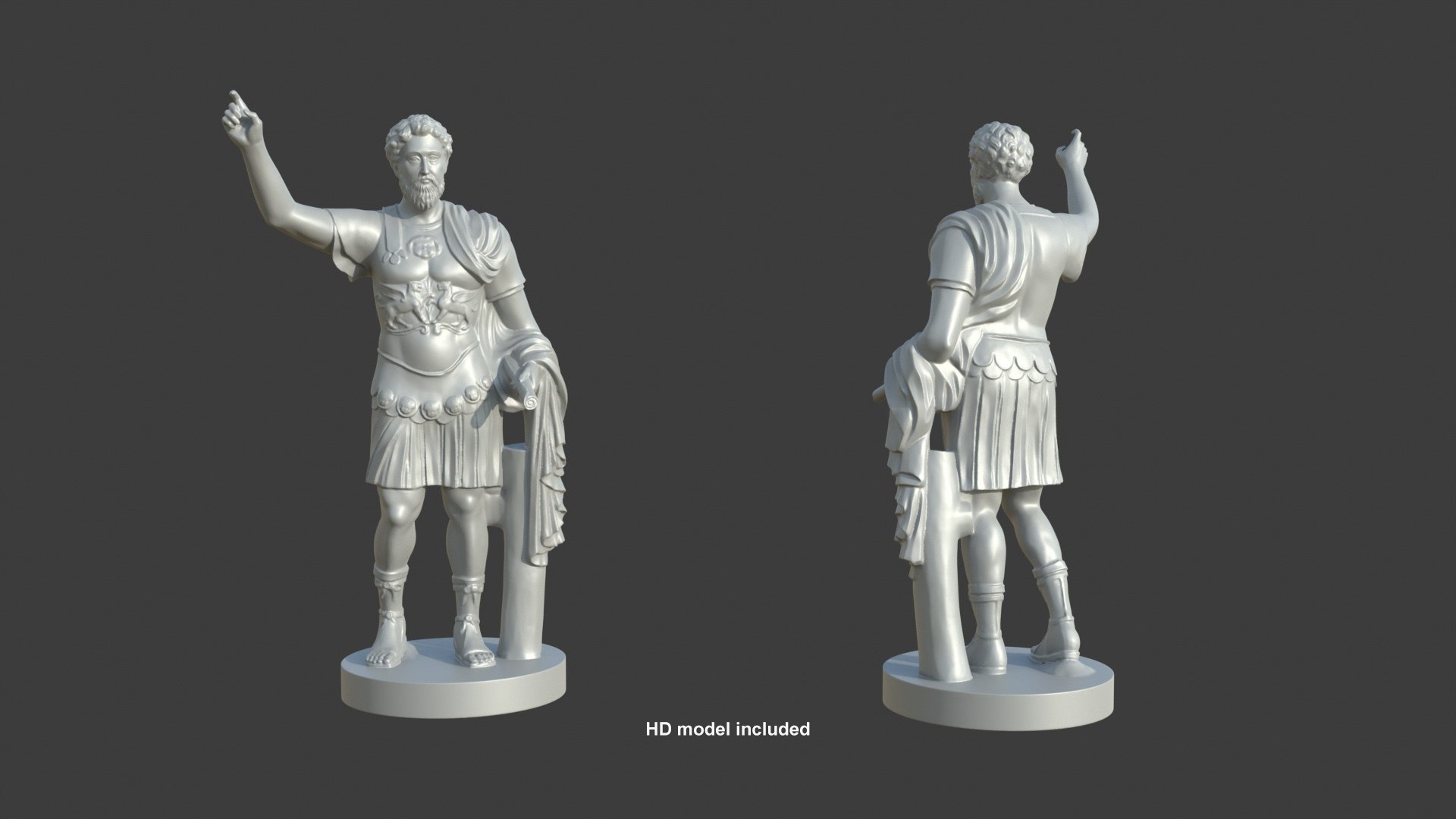 3D Marcus Aurelius Statue - TurboSquid 2369493
