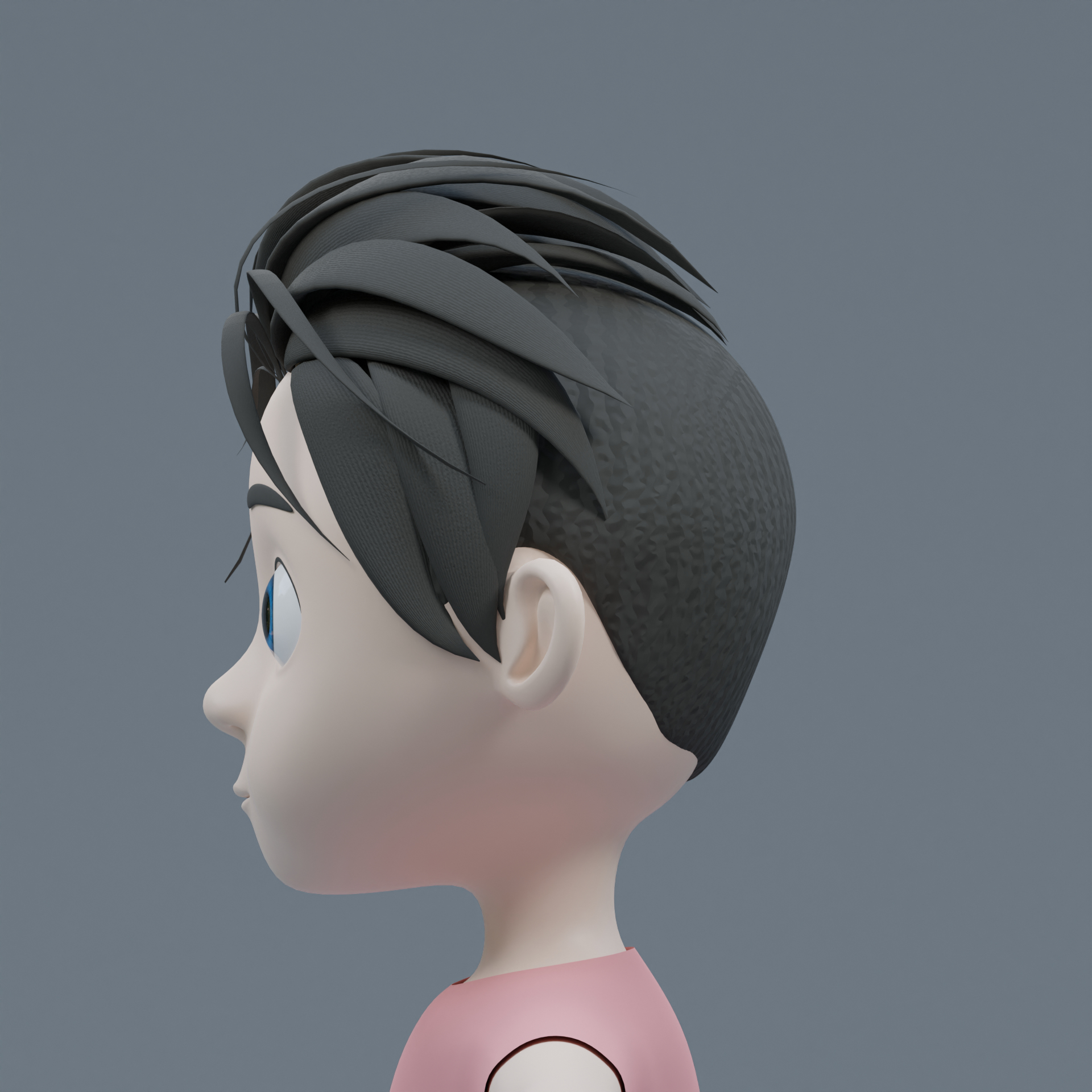 3D cartoon character boy 3D model - TurboSquid 2037877