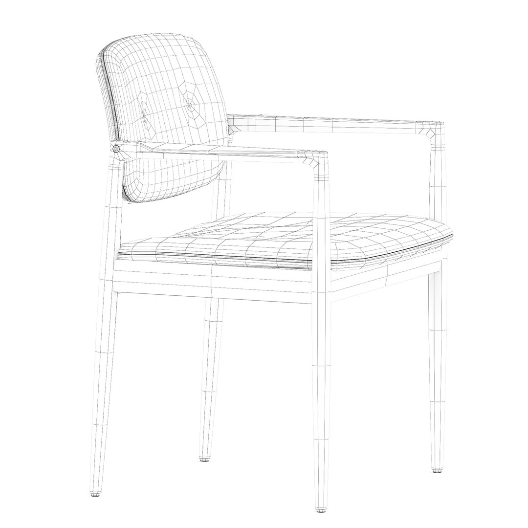 3D Yoko Dining Chair Model - TurboSquid 1996848