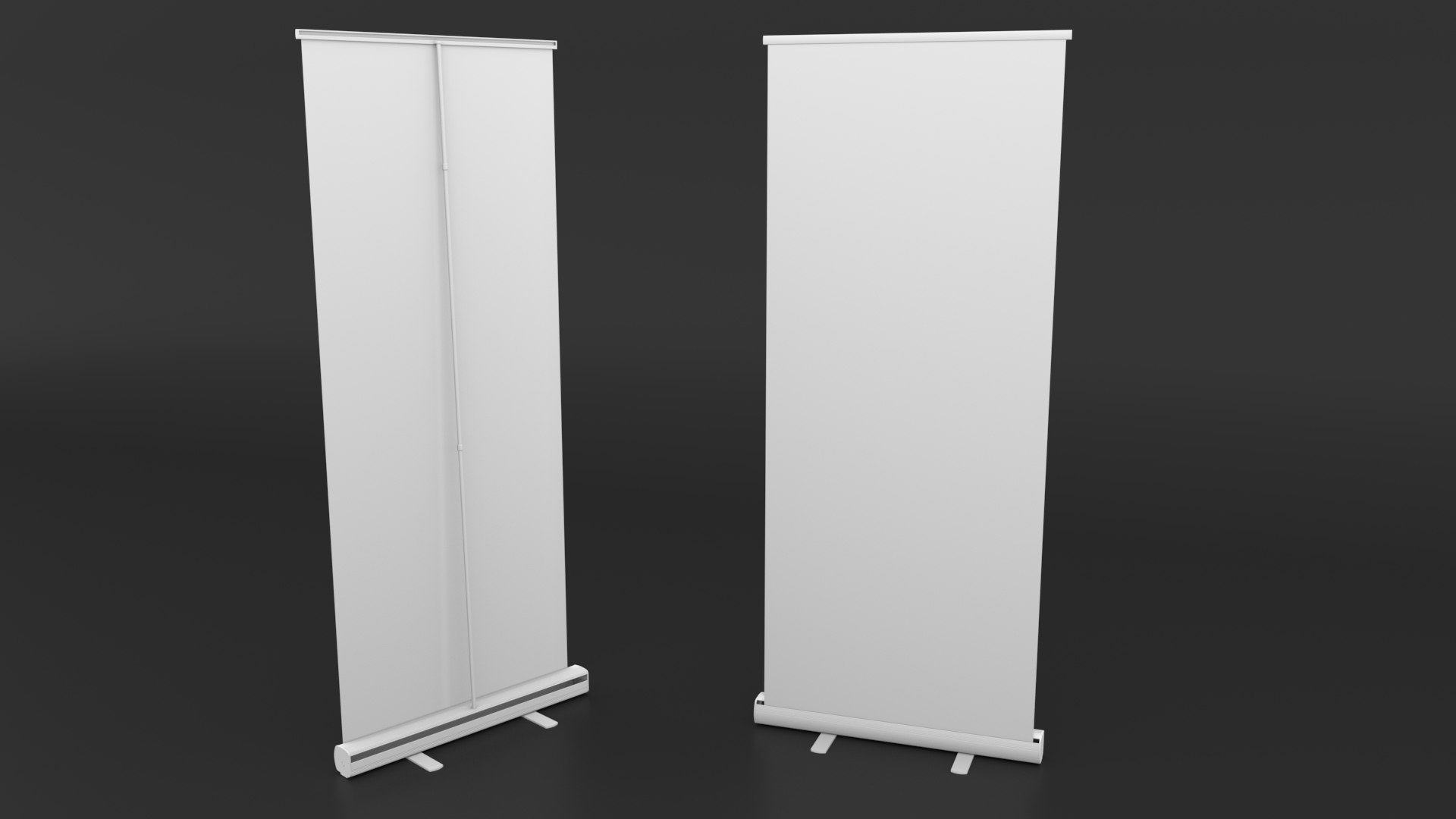 3D Model Roll-up Stand - TurboSquid 1455208