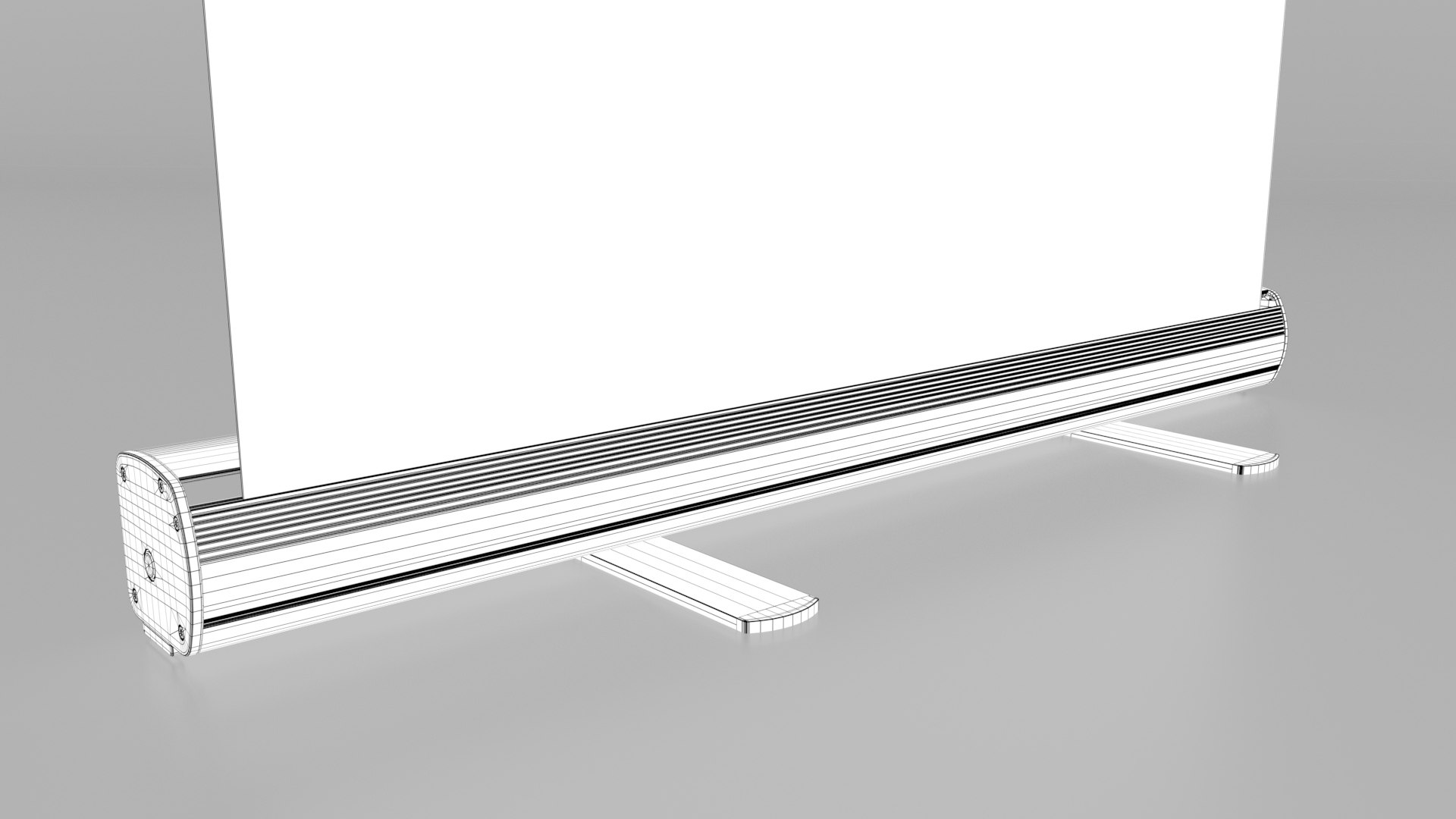 3D Model Roll-up Stand - TurboSquid 1455208