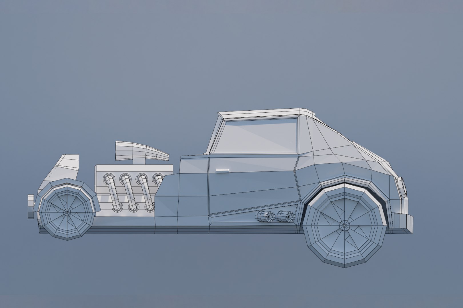 3D Lowpoly Cartoon Car model - TurboSquid 1990004