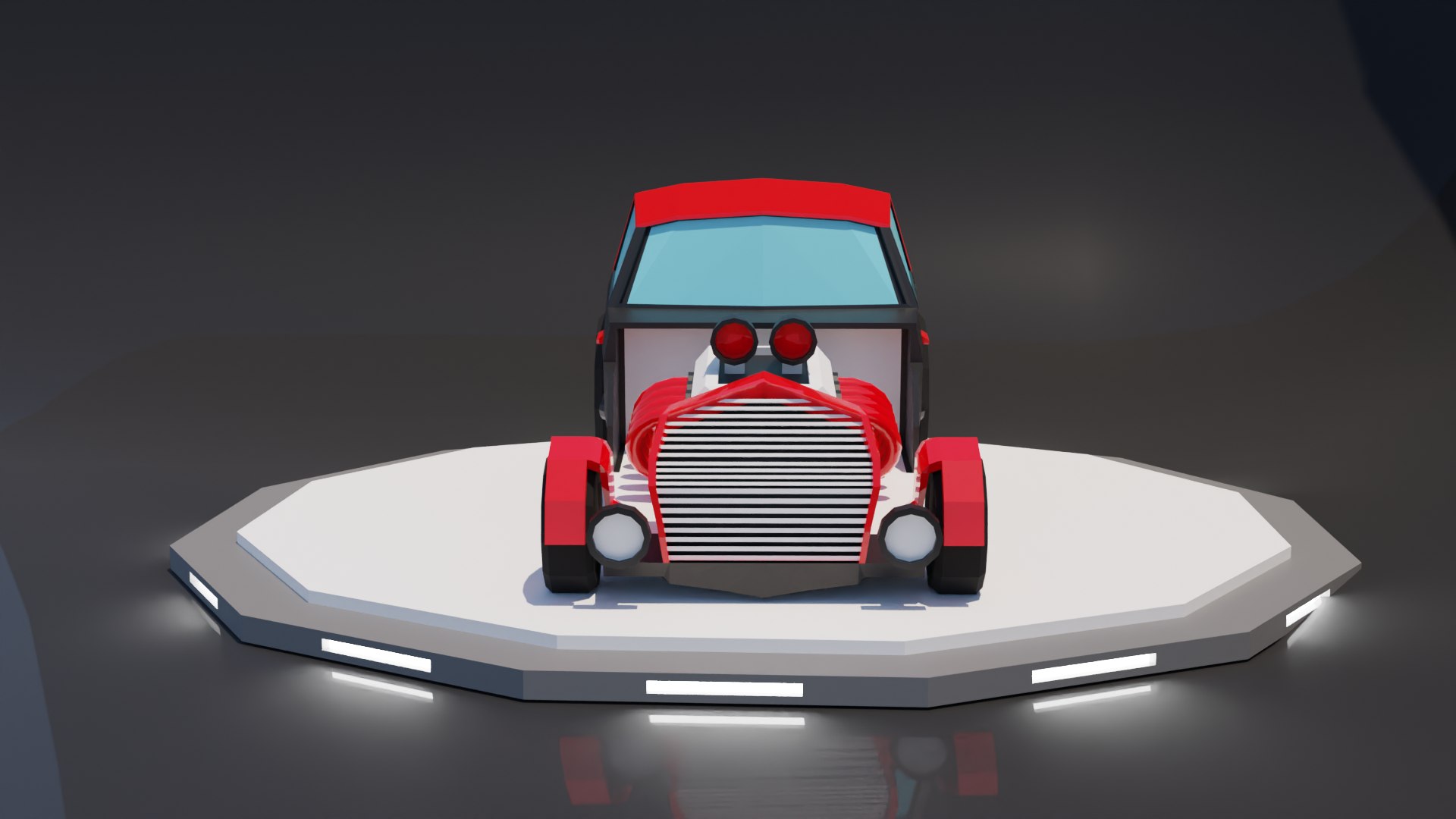 3D Lowpoly Cartoon Car model - TurboSquid 1990004