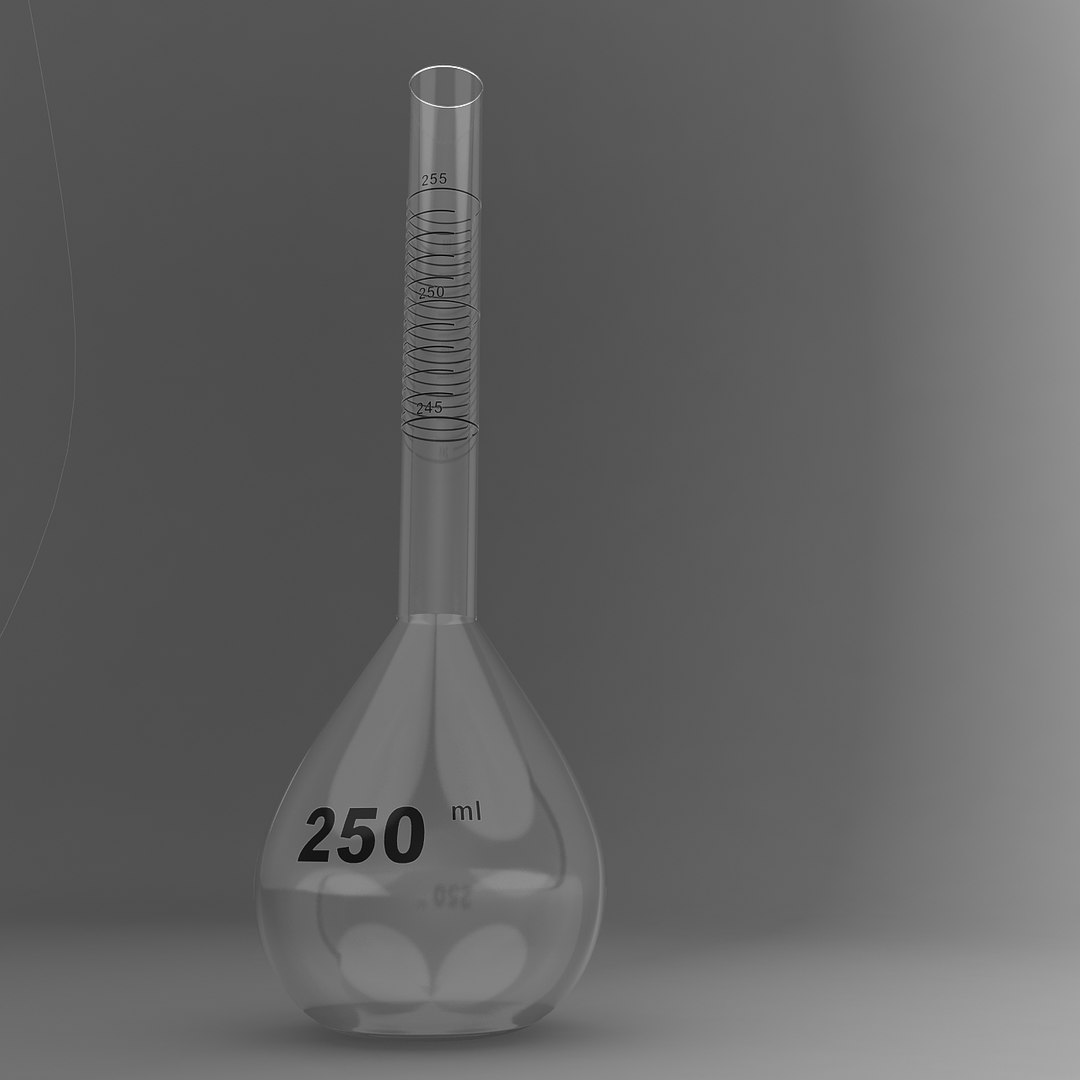 3d Volumetric Flask Model