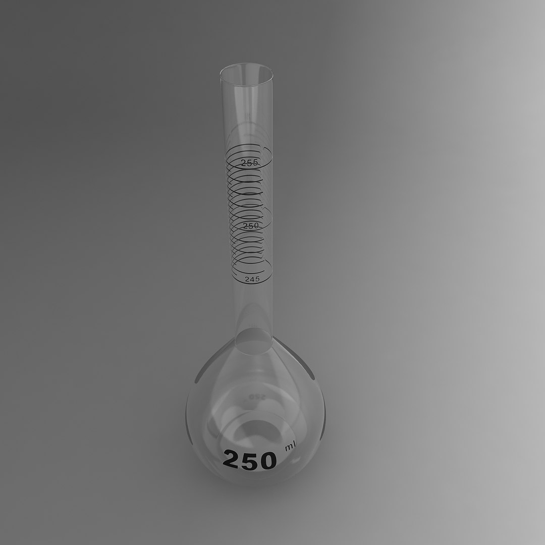 3d Volumetric Flask Model