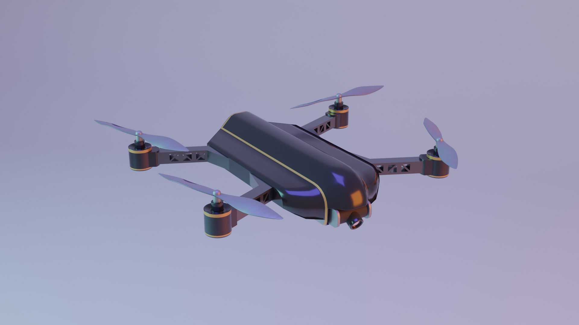 3D Quadcopter Drone - TurboSquid 2016284