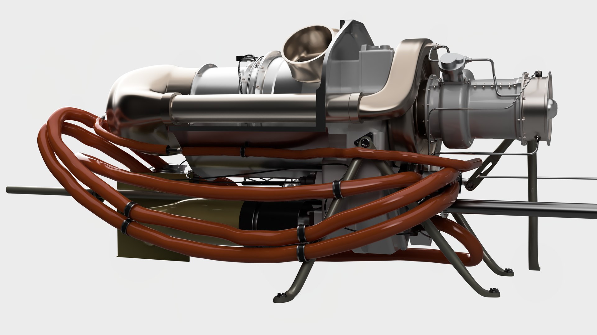Light Helicopter Engine Model - TurboSquid 1940362