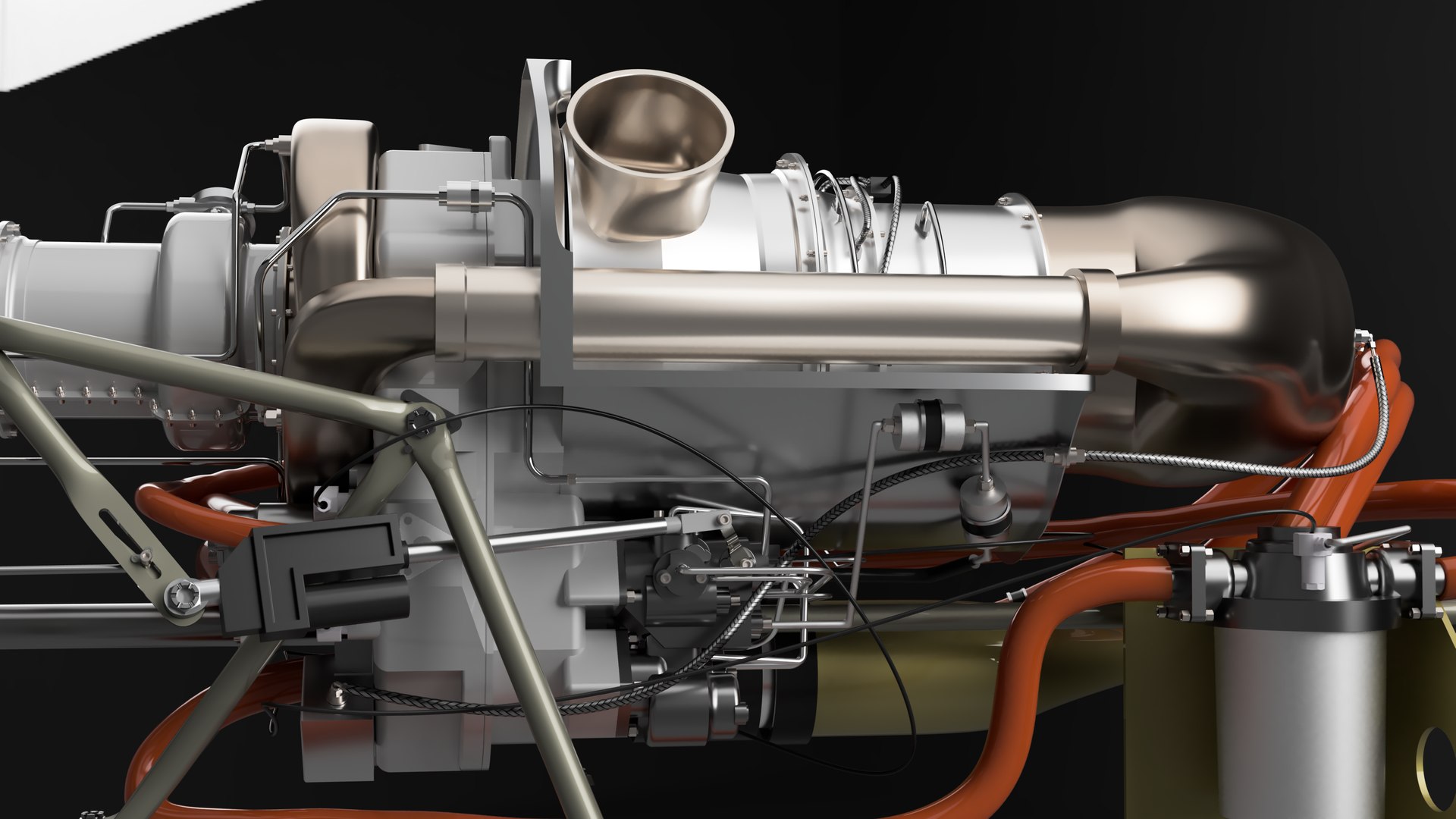 Light Helicopter Engine Model - TurboSquid 1940362