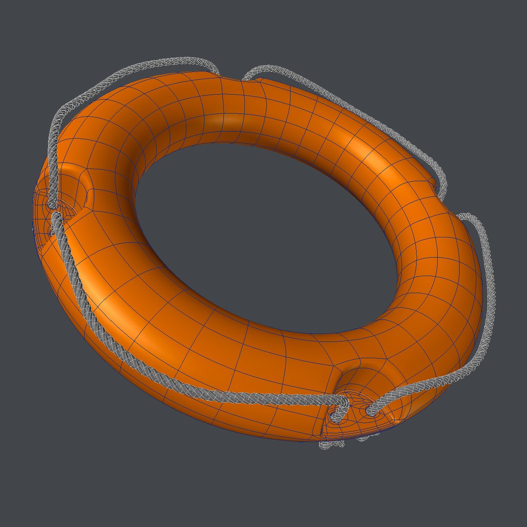 Life Ring 3d Model