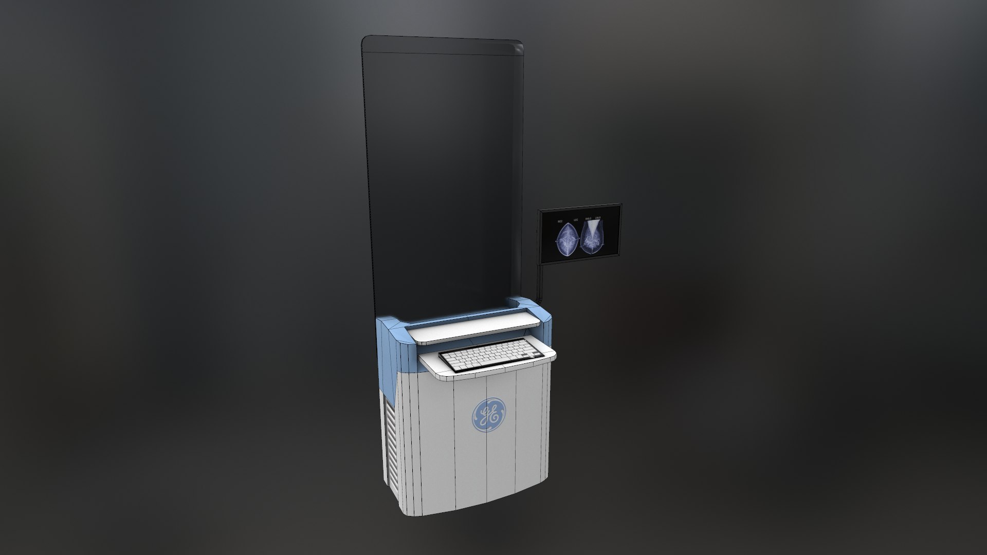 General Electric Healthcare Mammography Model - TurboSquid 1374330