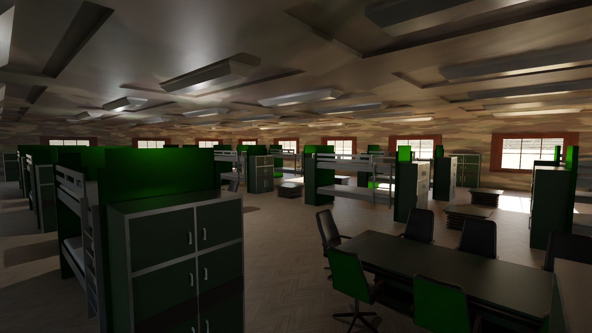 Military Dormitory Model - TurboSquid 2160849